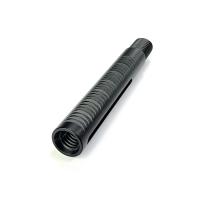 China CNC Machined 6063 Aluminum Tripod Extension Sleeve Knurled Camera Support Tube Black Anodized Threaded Adjustable Adjuster Tube for sale