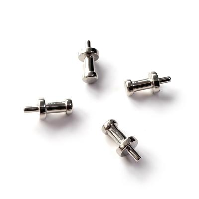 China CNC Swiss Machined SUS304 Step Locating Stud Single Head Flange Dowel Pin Electrolytic Mirror Polished Fixture Guide Pin for sale