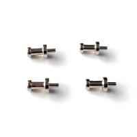 China CNC Swiss Machined SUS304 Step Locating Stud Single Head Flange Dowel Pin Electrolytic Mirror Polished Fixture Guide Pin for sale