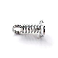 China Custom Single Closed Loop Extension Spring Music Wire SWP-B Blue Zinc Plated Mechanical Reset Pull Spring for sale