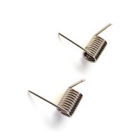 China Custom 304 Stainless Steel Double Leg Torsion Spring Polished Passivated Small Precision Rotational Torsion Spring for sale