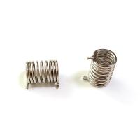 China Custom Double Leg Torsion Spring Environmental Lead-Free Bright Nickel Plated Torsion Spring OEM for Appliance Hinge for sale