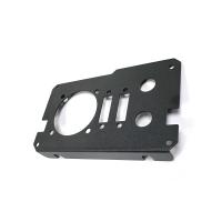 China Custom Powder Coated Aluminum Mounting Plate CNC Laser Cut Inverter Support Bracket for Power Controller Equipment for sale