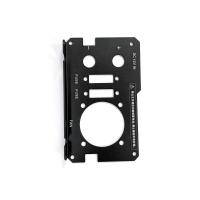 China Custom Powder Coated Aluminum Mounting Plate CNC Laser Cut Inverter Support Bracket for Power Controller Equipment for sale