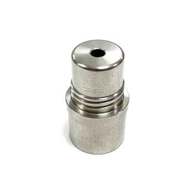 China Custom Swiss Turned SUS304 Threaded Coupling Sleeve OEM CNC Turning Fluid Fitting CNC Machined Hose Adapter Connector for sale