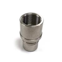 China Custom Swiss Turned SUS304 Threaded Coupling Sleeve OEM CNC Turning Fluid Fitting CNC Machined Hose Adapter Connector for sale