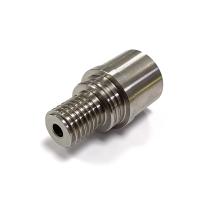 China Custom CNC Male Female Adapter Swiss Turned  SUS304 Threaded Reducing Coupling CNC Machined Fluid Pipe Connector for sale