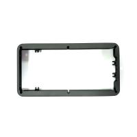 China Custom 6061-T6 Aluminum Display Bezel Frame Matte Black Anodized HMI Touch Screen Instrument Panel Frame for sale