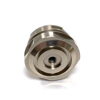 China CNC Machined Hexagonal 304 Stainless Steel Sensor Housing Precision Instrument Enclosure with Slots & Internal Threads for sale