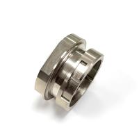 China CNC Machined Hexagonal 304 Stainless Steel Sensor Housing Precision Instrument Enclosure with Slots & Internal Threads for sale