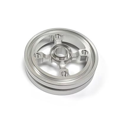 China CNC Turn-Milling Integrated Machining 6061-T6 Aluminum RC Wheel Hub RC Crawler Wheel for RC Vehicle Custom Parts for sale