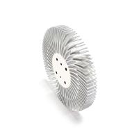 China Custom Round Sunflower Aluminum Heatsink Extruded Circular COB LED Heat Sink Extrusion Aluminum Cooling Heatsink for sale