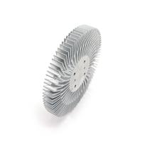 China Custom Round Sunflower Aluminum Heatsink Extruded Circular COB LED Heat Sink Extrusion Aluminum Cooling Heatsink for sale