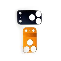 China Stamped 5052 Aluminum Camera Trim Anodized Phone Case Cutout Plate Camera Decorative Sheet Camera Lens Decorative Bezel for sale