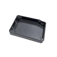 China Custom CNC Machined Aluminum Electronic Enclosure Black Anodized Controller Housing for Signal Gateway Electronics for sale