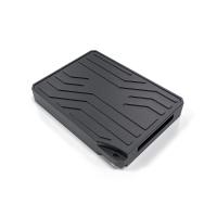 China Custom CNC Machined Aluminum Electronic Enclosure Black Anodized Controller Housing for Signal Gateway Electronics for sale