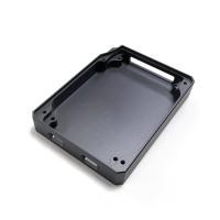 China Custom CNC Machined Aluminum Electronic Enclosure Black Anodized Controller Housing for Signal Gateway Electronics for sale