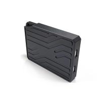 China Custom CNC Machined Aluminum Electronic Enclosure Black Anodized Controller Housing for Signal Gateway Electronics for sale