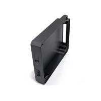 China Custom CNC Machined Aluminum Electronic Enclosure Black Anodized Controller Housing for Signal Gateway Electronics for sale