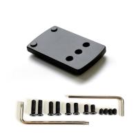 China 407K Dovetail Red Dot Mount 7075‑T6 Aluminum Dovetail Adapter Plate Custom CNC Machined OEM Manufacturer Part for sale