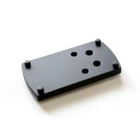 China Doctor Dovetail Red Dot Mount 7075‑T6 Aluminum Dovetail Adapter Plate Custom CNC Machined OEM Manufacturer Component for sale