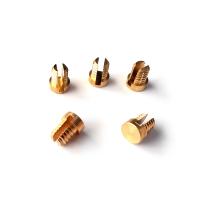 China Custom H59 Brass Slotted Expansion Screw Self‑Locking Brass Threaded Expansion Insert Fastener with One‑Slot Design for sale