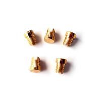 China Custom H59 Brass Slotted Expansion Screw Self‑Locking Brass Threaded Expansion Insert Fastener with One‑Slot Design for sale