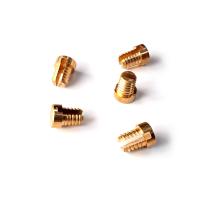China Custom H59 Brass Slotted Expansion Screw Self‑Locking Brass Threaded Expansion Insert Fastener with One‑Slot Design for sale