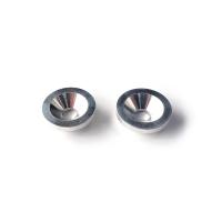 China Custom 6061‑T6 Aluminum Countersunk Stepped Washer Conical Spacer with Tapered Sink Hole for Screw Locating & Clamping for sale
