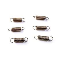 China Custom SUS304 Double Hook Extension Spring Dual Round Loop Ends Tension Pull Spring for Mechanical Reset Applications for sale