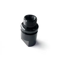 China Custom 6061 Eccentric Thread Conversion Adapter Anodized External Transfer Connector with Flat Milling Locating Step for sale