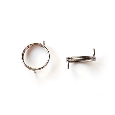 China Custom 304 Helical Torsion Spring with Straight Arms 1.0mm Wire Diameter Double Arm Rotational Return Torsion Spring for sale