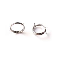 China Custom 304 Helical Torsion Spring with Straight Arms 1.0mm Wire Diameter Double Arm Rotational Return Torsion Spring for sale