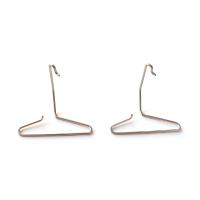 China Custom 304 Stainless Steel Wire Form Hook 1.0mm Wire Precision CNC Bent Wire Spring Hook for Industrial Hardware for sale