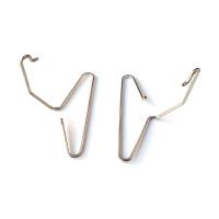 China Custom 304 Stainless Steel Wire Form Hook 1.0mm Wire Precision CNC Bent Wire Spring Hook for Industrial Hardware for sale