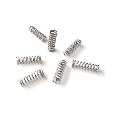 China Nickel Plated Small Helical Compression Spring Custom Precision Manufactured from SWC / SWPB Carbon Spring Steel Wire for sale