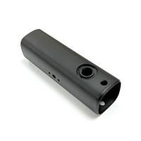 China Custom Extruded Aluminum Tube Housing Matte Black Anodized CNC Machined Electronic Shell OEM Handheld Device Housing for sale