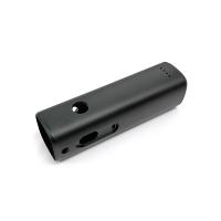 China Custom Extruded Aluminum Tube Housing Matte Black Anodized CNC Machined Electronic Shell OEM Handheld Device Housing for sale