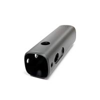 China Custom Extruded Aluminum Tube Housing Matte Black Anodized CNC Machined Electronic Shell OEM Handheld Device Housing for sale