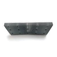 China Custom Dense Fin 6063-T5 Aluminum Extrusion Heat Sink CNC Machined Heatsink for Power Inverter Thermal Management for sale