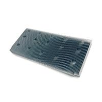 China Custom Dense Fin 6063-T5 Aluminum Extrusion Heat Sink CNC Machined Heatsink for Power Inverter Thermal Management for sale