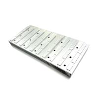 China Custom Dense Fin 6063-T5 Aluminum Extrusion Heat Sink CNC Machined Heatsink for Power Inverter Thermal Management for sale
