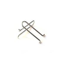 China Custom Wire Formed U-Shaped Spring Pin CNC Wire Bending Wire Form Clip OEM Precision Bent Wire with Double Small End Hooks for sale