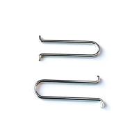 China Custom Wire Formed U-Shaped Spring Pin CNC Wire Bending Wire Form Clip OEM Precision Bent Wire with Double Small End Hooks for sale
