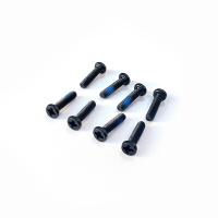 China Phillips Pan Head Nylon Patch Thread Locking Machine Screw Carbon Steel Black Oxide Pre-coated Blue Nylok Anti-loosening Fastener for sale