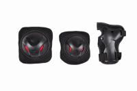 China 3 Pack Roller Skating Protective Gear Knee Pads Elbow Pads And Wrist Guards for sale