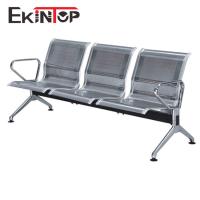 China Metal 3 Seater Waiting Room Chairs , Public Waiting Bench For Office OEM for sale