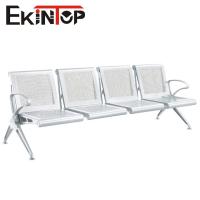 China Commercial Airport Waiting Chair 4 Seater Stainless Steel Material for sale