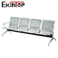 China OEM ODM Waiting Chair Bench With Armrest Cold Roll Steel Material for sale