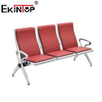 China Stainless Steel Waiting Chair 2 Seater Comfortable CE ISO Certificate for sale